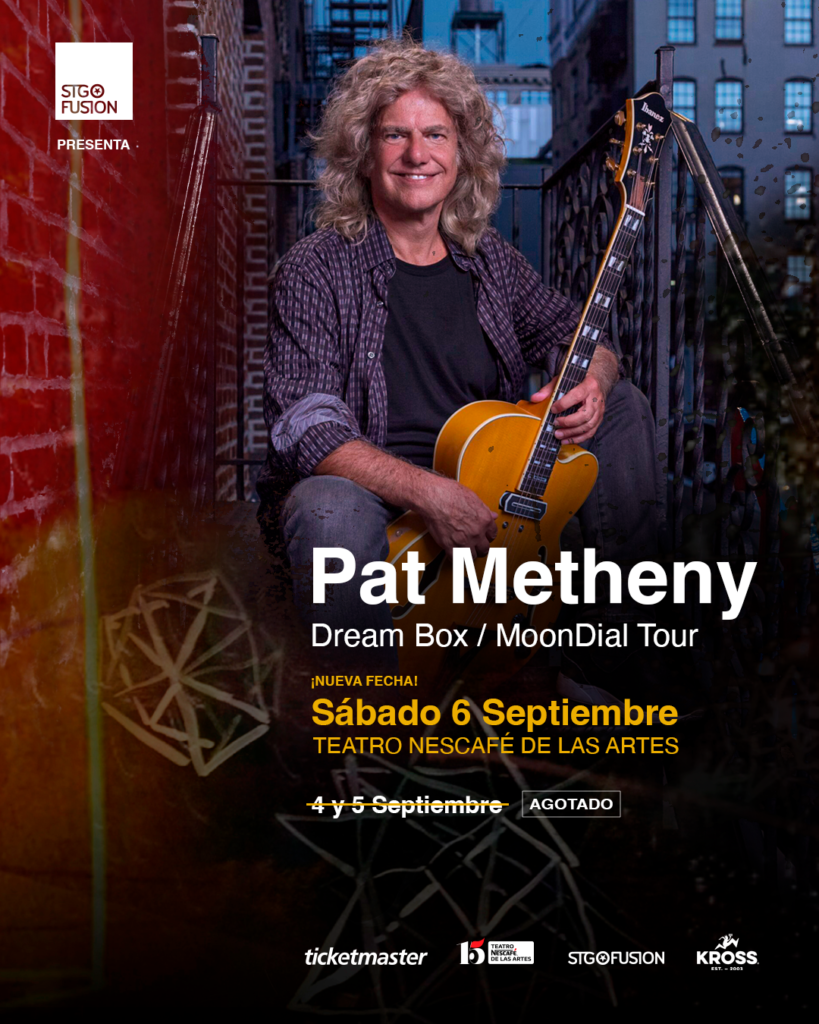 Pat Metheny en Chile: Tercera fecha del MoonDial Tour