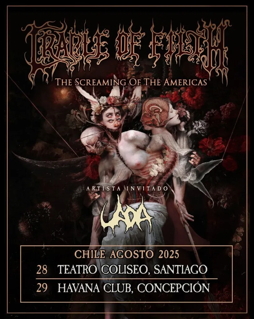 Cradle Of Filth en Chile: Conciertos Imperdibles 2025